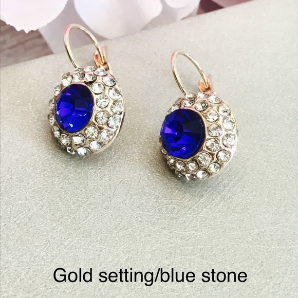 Ladybird Jewelry | Jewelry | Crystal Hoop Earrings Pave Swarovski Style ...